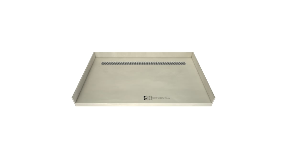Tile Redi RT3663CBFB-PVC-SQPC Redi Trench 36" x 63" Rectangular Barrier ...