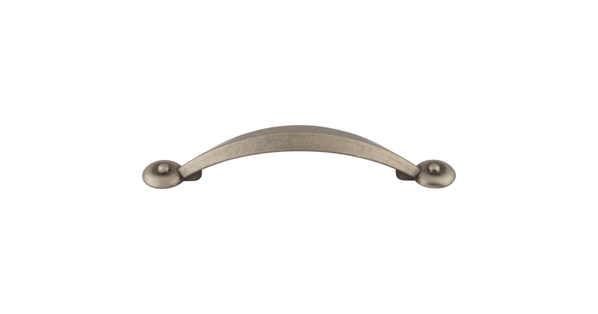 Top Knobs M1238 Angle 3-3/4 Inch Center to Center Handle Cabinet Pull ...