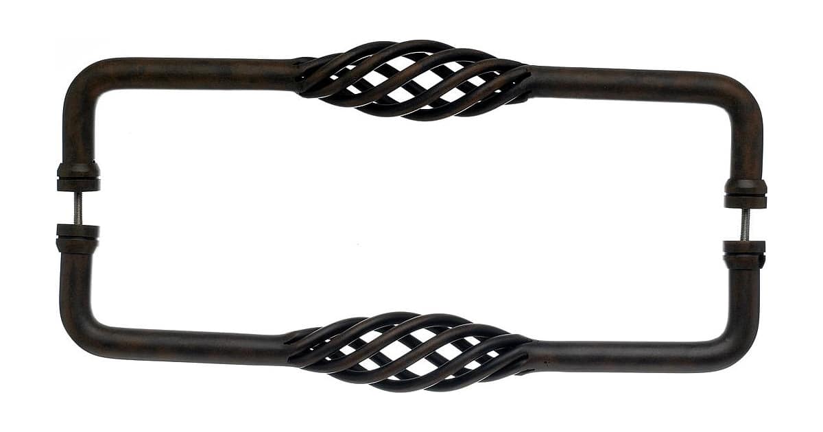 Top Knobs M1244-12 pair Normandy Collection 12 Inch Center to Center ...