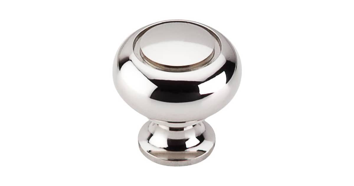 Top Knobs m1309-10PACK Ring 1-1/4 Inch Mushroom Cabinet Knob from the Asbury Collection ...