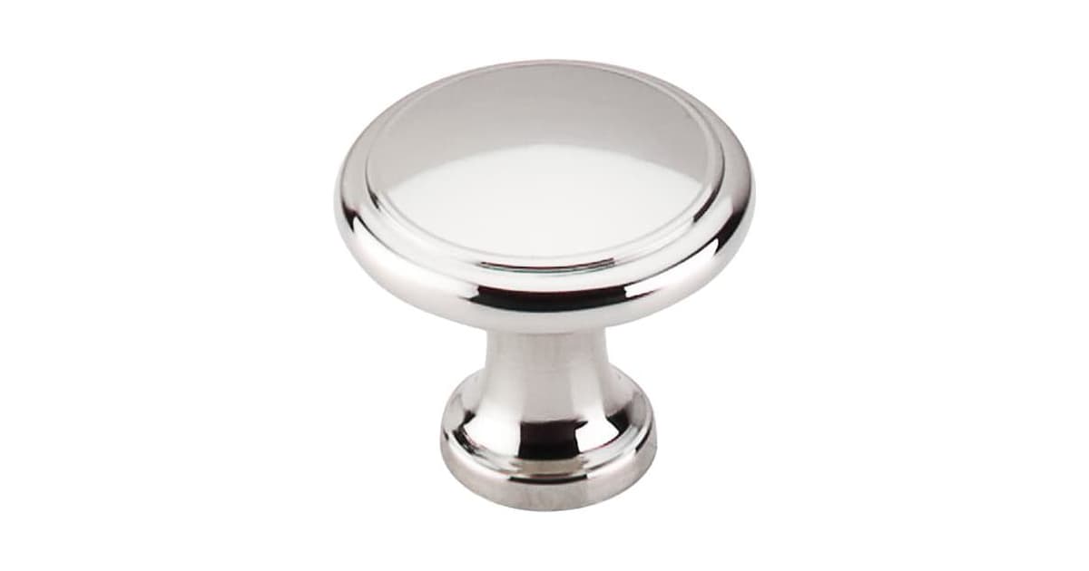 Top Knobs m1317-10PACK Ringed 1-1/8 Inch Mushroom Cabinet Knob from the ...