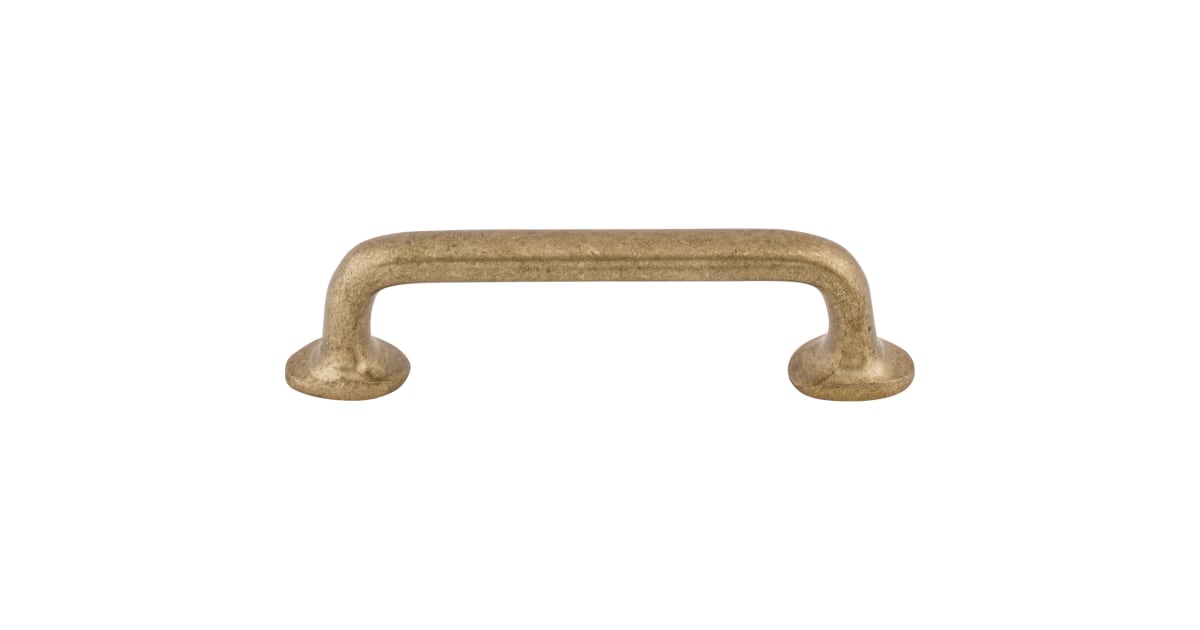 Top Knobs M1386 Rounded 4 Inch Center to Center Handle Cabinet Pull from the Aspen Collection ...