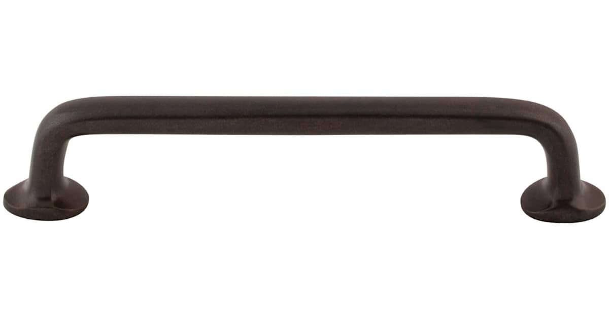 Top Knobs M1392 Rounded 6 Inch Center to Center Handle Cabinet Pull from the Aspen Collection ...