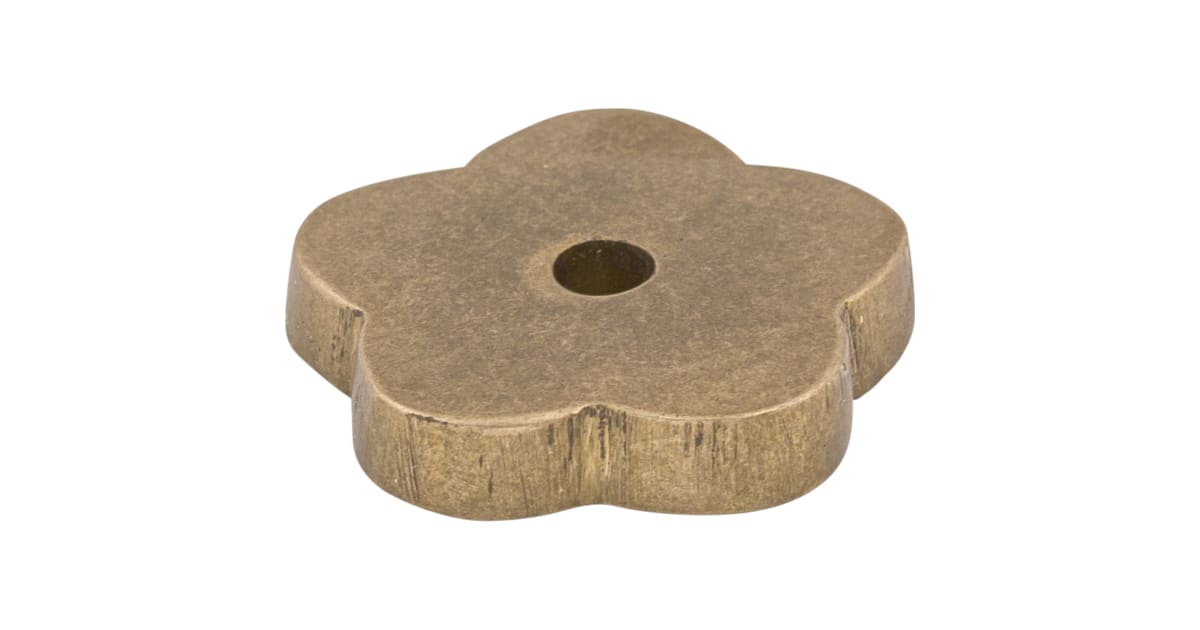 Top Knobs M1426 Flower 1 Inch Knob Backplate from the Aspen Series | Ferguson Home