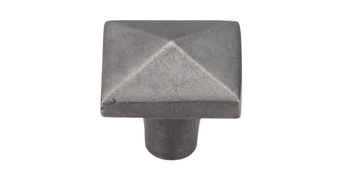 Top Knobs M1520-25PACK Square 1-1/2 Inch Square Cabinet Knob from the Aspen Collection ...