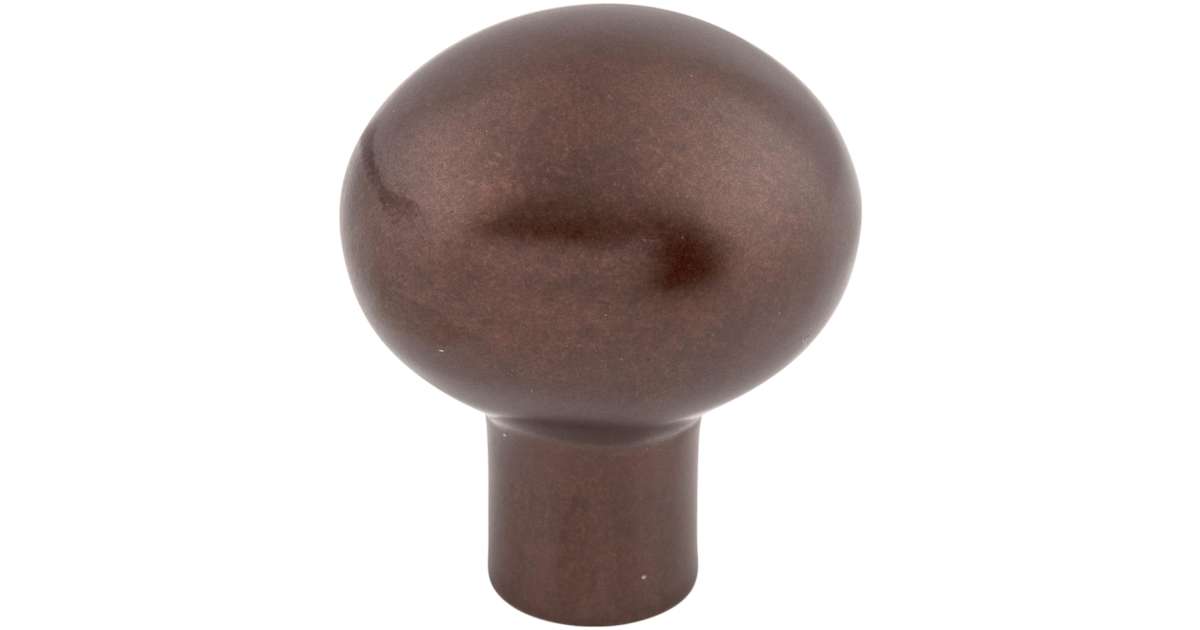 Top Knobs M1528 Small 1-3/16 Inch Oval Cabinet Knob from the Aspen ...