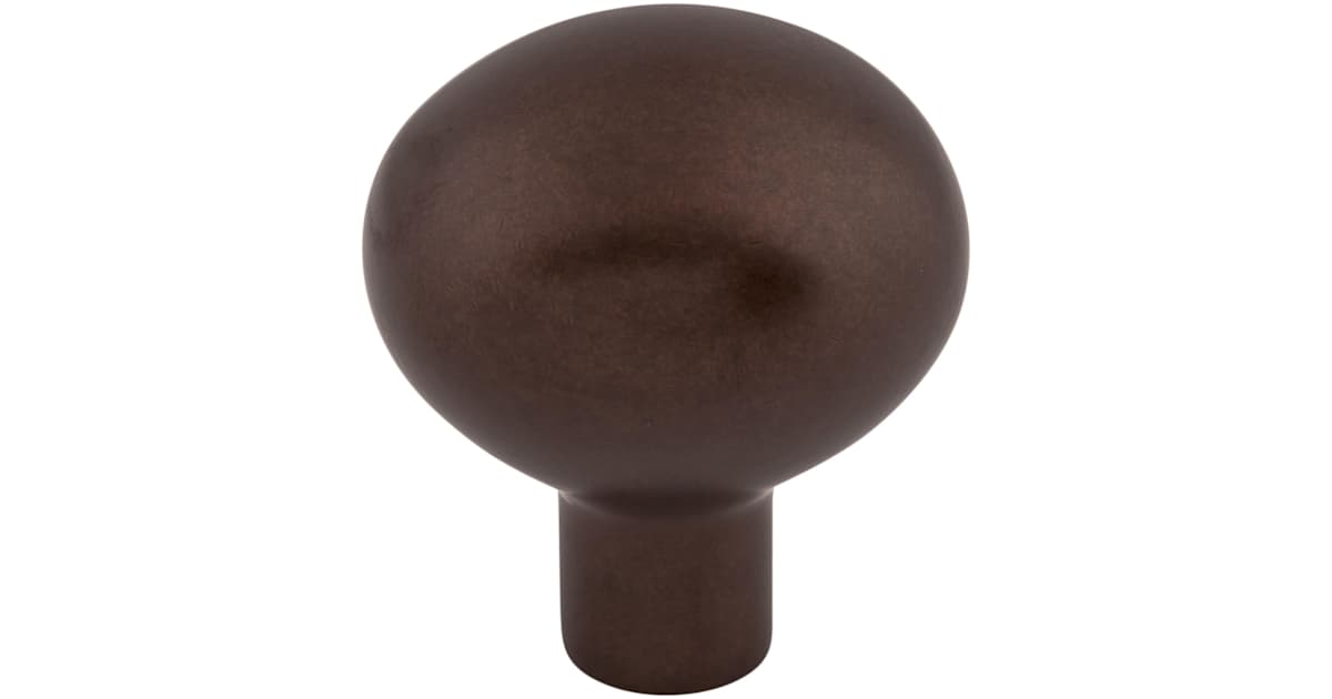Top Knobs M1533 Large 1-7/16 Inch Oval Cabinet Knob from the Aspen ...