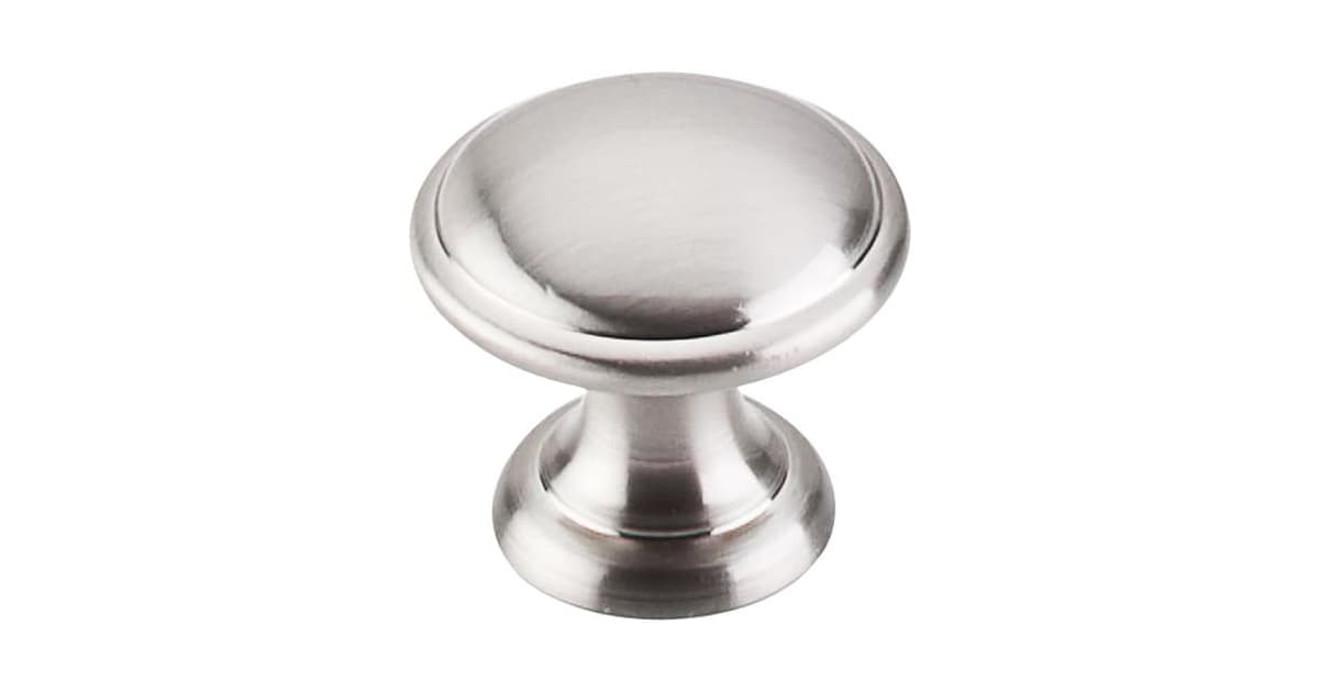 Top Knobs M1581-10PACK Rounded 1-1/4 Inch Mushroom Cabinet Knob from the Dakota Collection ...