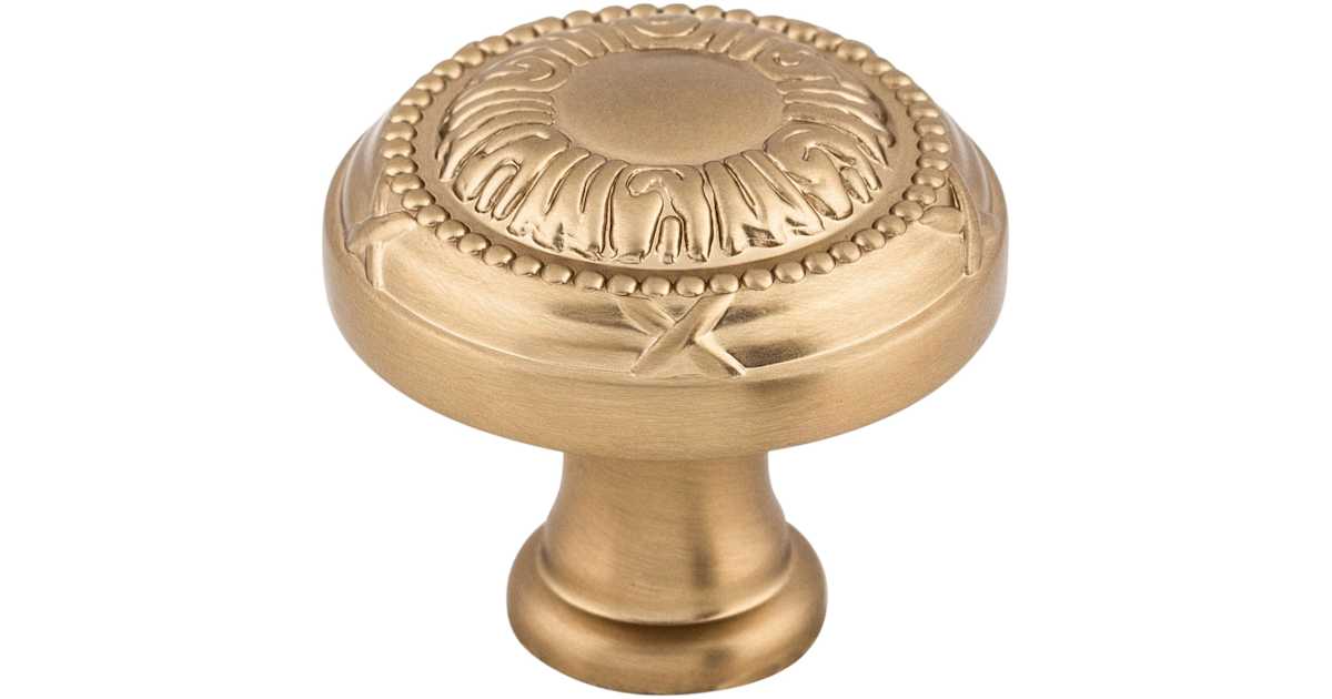 Top Knobs M1645 Ribbon 1-1/4 Inch Mushroom Cabinet Knob from the ...