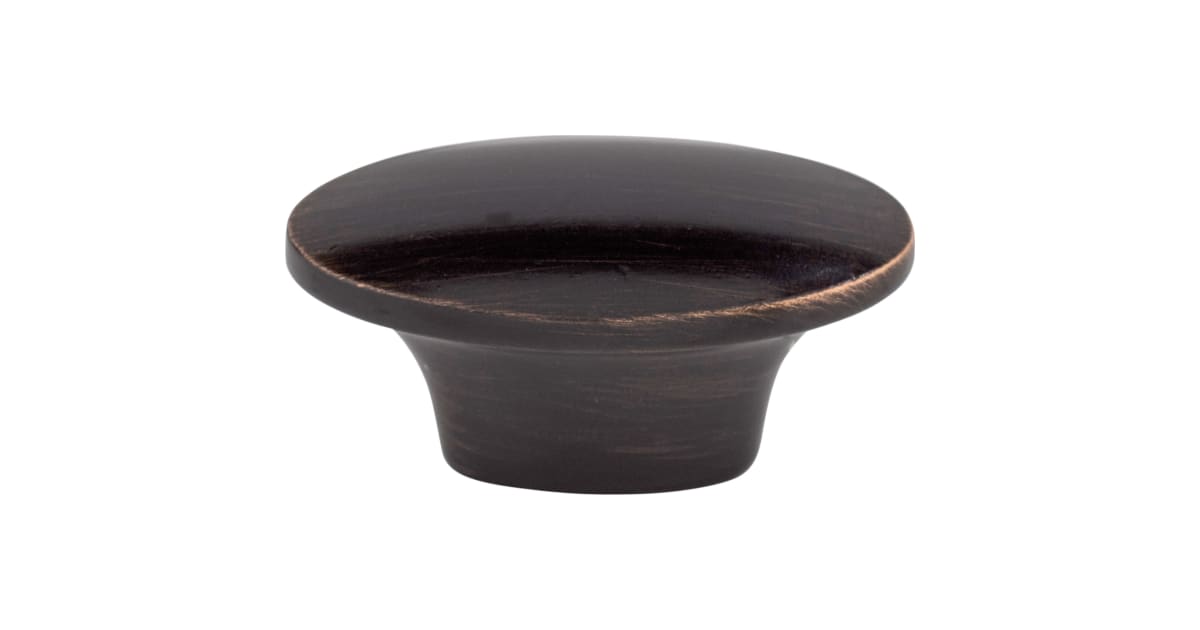 Top Knobs M1956 Oval 1-1/2 Inch Oval Cabinet Knob from the Dakota Collection | Ferguson Home