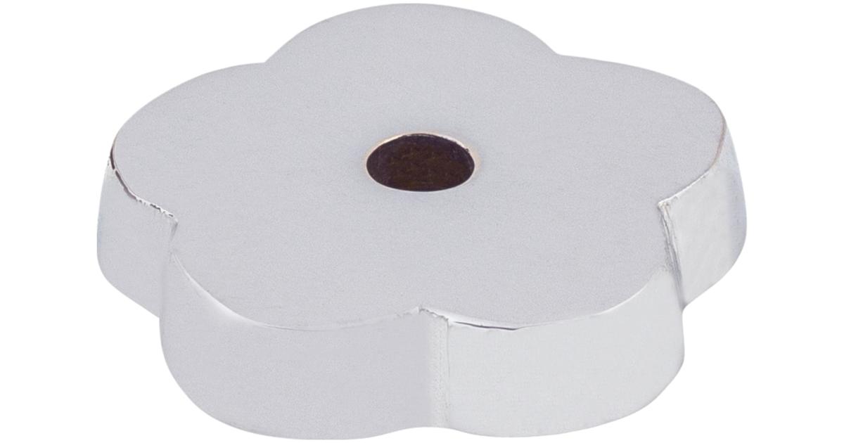 Top Knobs M2006 Flower 1 Inch Knob Backplate from the Aspen II Series | Ferguson Home