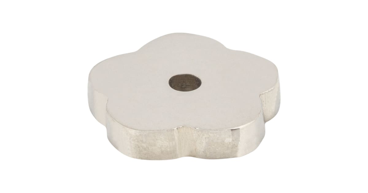 Top Knobs M2007 Flower 1 Inch Knob Backplate from the Aspen II Series | Ferguson Home