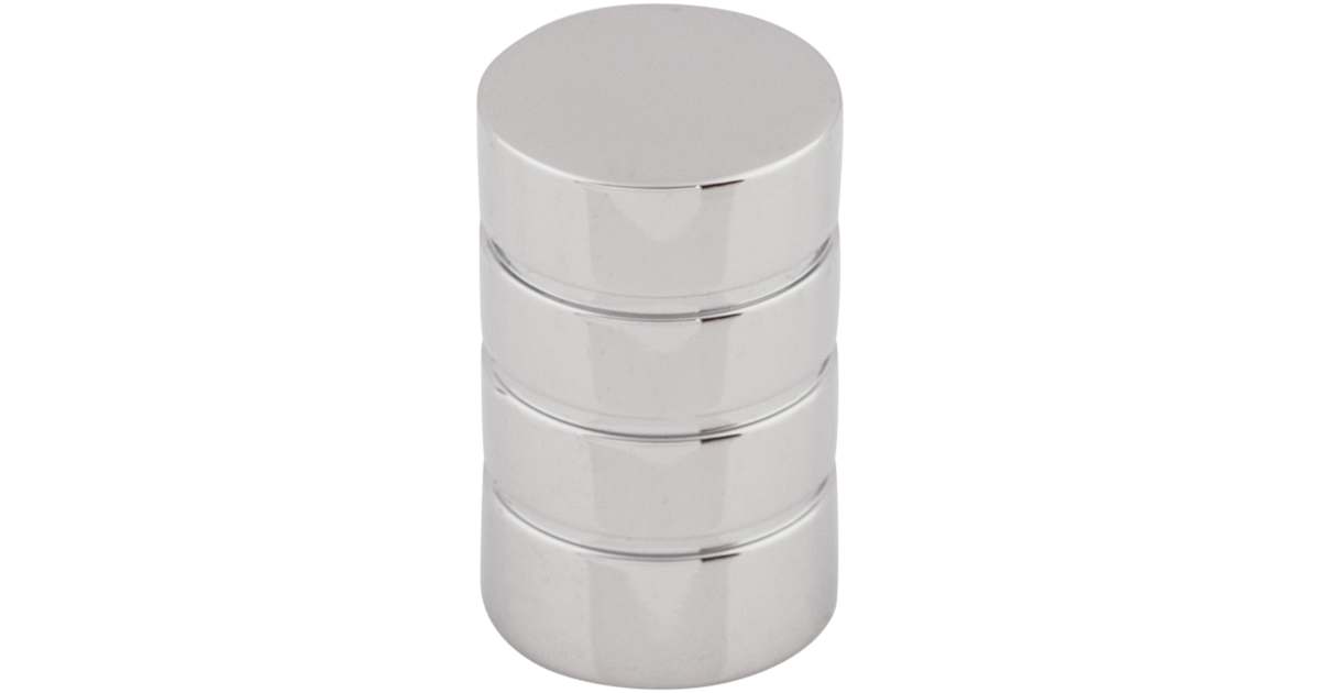 Top Knobs M577 Stacked 5/8 Inch Cylindrical Cabinet Knob from the Nouveau II Collection ...