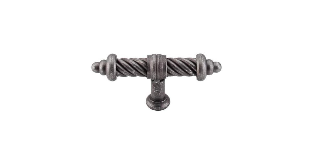 Top Knobs M628-10PACK Twist 3-5/8 Inch Bar Cabinet Knob from the Normandy Collection | Ferguson Home