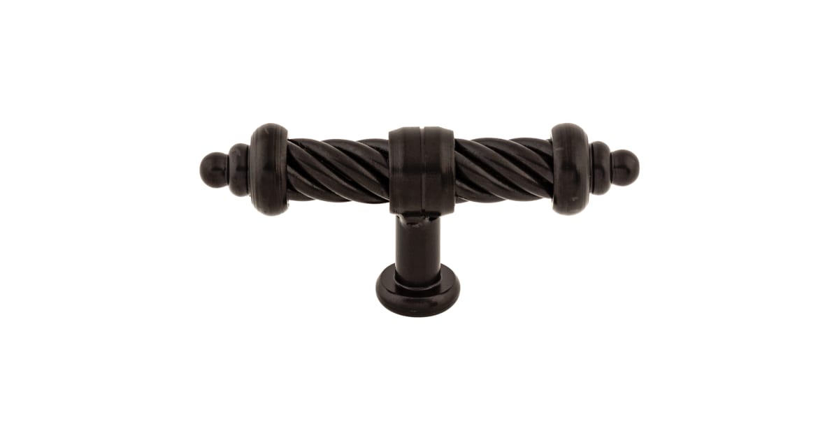 Top Knobs M629 Twist 3-5/8 Inch Bar Cabinet Knob from the Normandy ...