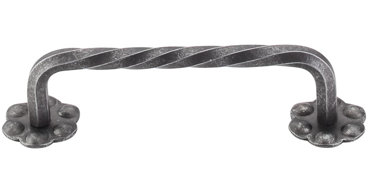 Top Knobs M649 Twist 3-15/16 Inch Center to Center Handle Cabinet Pull from the Normandy ...