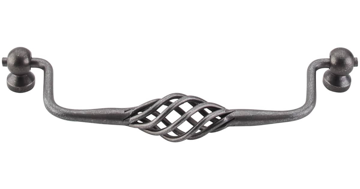 Top Knobs M661 Twist 6-5/16 Inch Center to Center Birdcage Cabinet Pull from the Normandy ...
