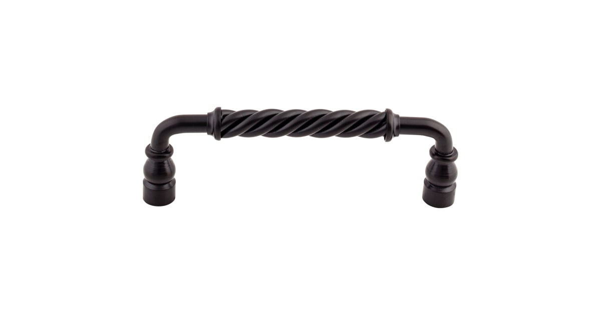 Top Knobs M671 Twist 6 Inch Center to Center Handle Cabinet Pull from the Normandy Collection ...