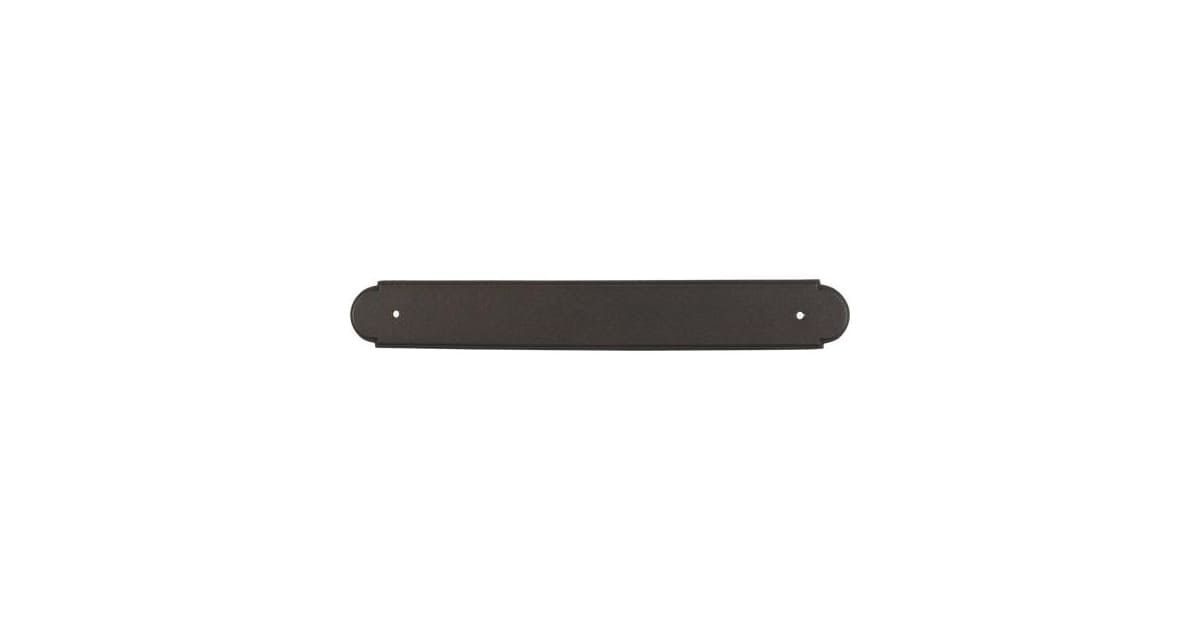 Top Knobs M878 Plain Back Plate 12 Inch Center to Center Pull Backplate ...