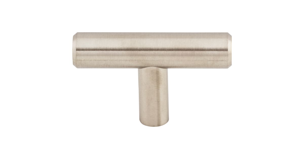 Top Knobs SS1 Solid 2 Inch Bar Cabinet Knob from the Stainless ...