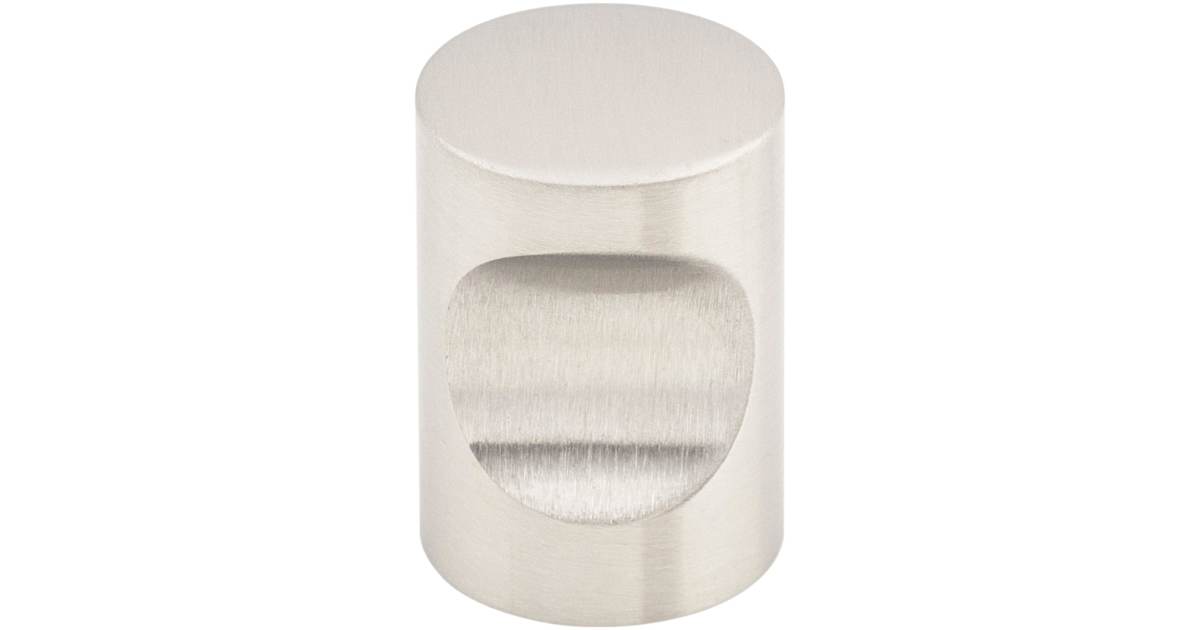 Top Knobs SS20 Indent 5/8 Inch Cylindrical Cabinet Knob from the ...