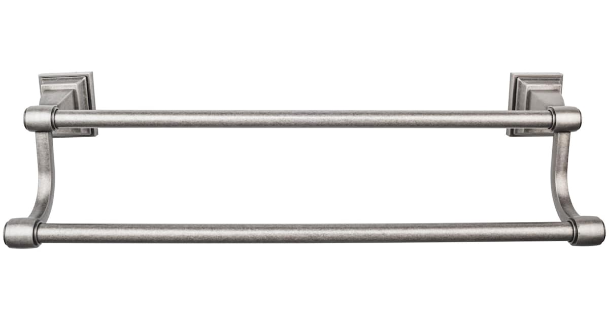 Top Knobs STK9AP Stratton Bath 24 Inch Double Towel Bar | Ferguson Home