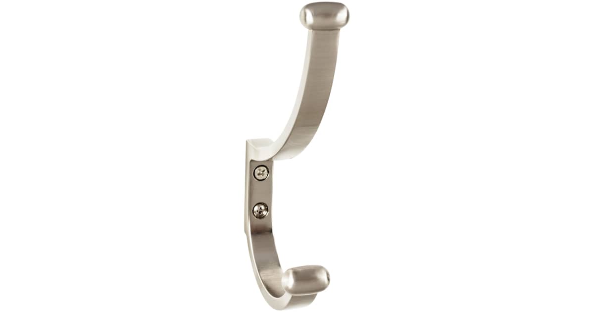 Top Knobs TK1066BSN Hooks Double Robe Hook | Ferguson Home