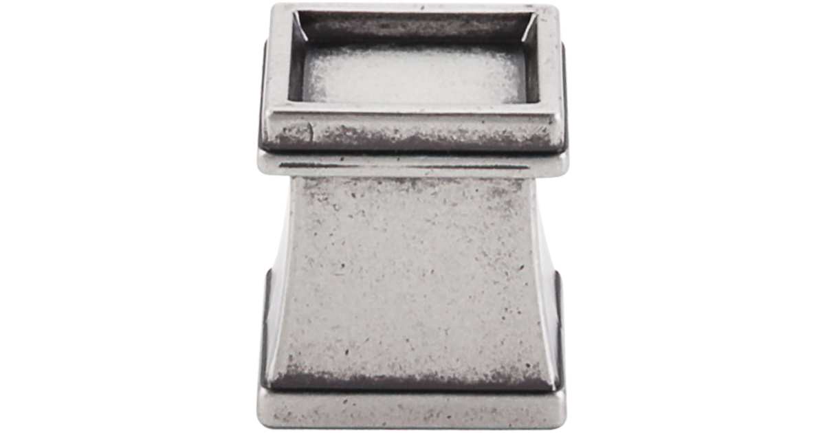 Top Knobs TK186PTA Great Wall 1-1/8 Inch Square Cabinet Knob from the ...