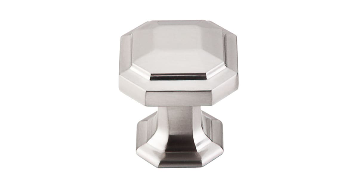 Top Knobs TK286BSN-10PACK Emerald 1-1/8 Inch Geometric Cabinet Knob ...