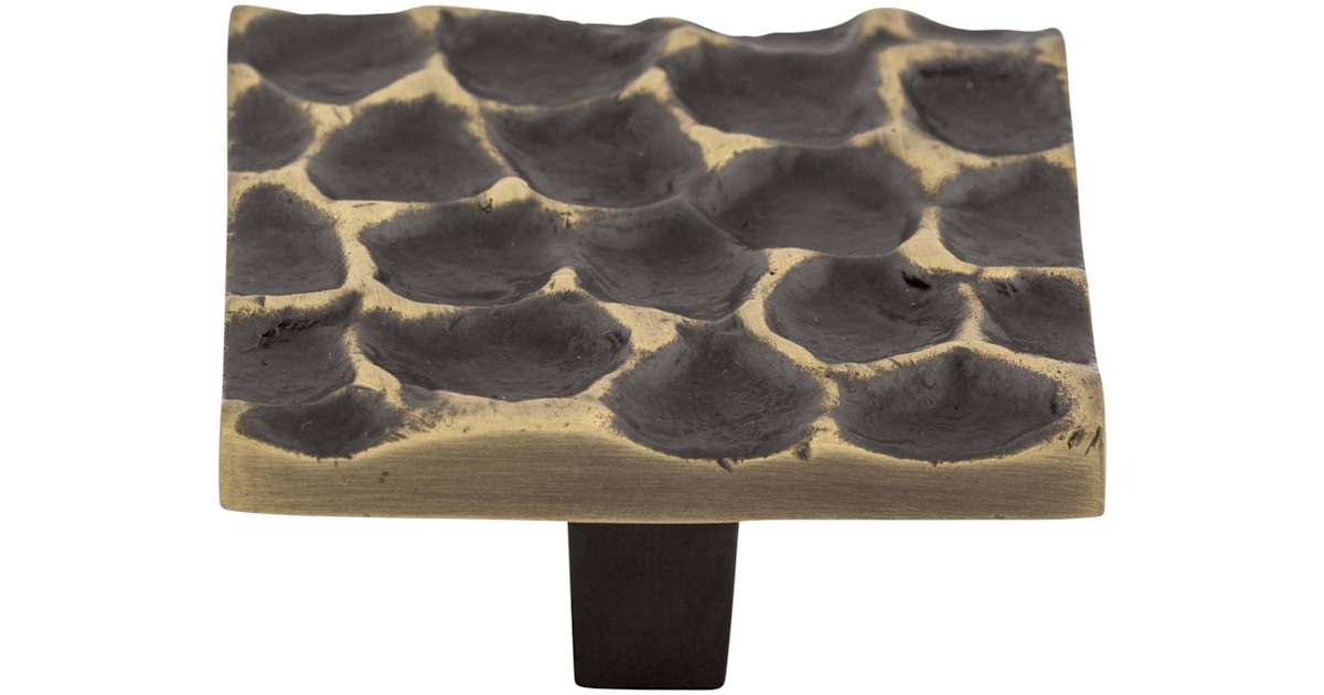 Top Knobs TK302BA Cobblestone 1-15/16 Inch Square Cabinet Knob ...