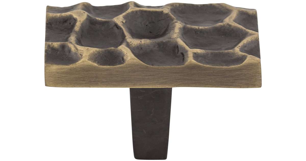 Top Knobs TK303BA Cobblestone 1-7/8 Inch Rectangular Cabinet Knob | Ferguson Home
