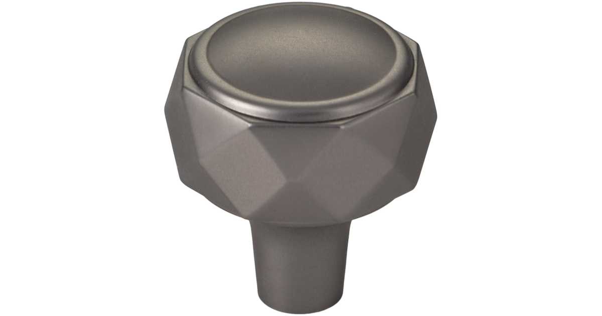 Top Knobs TK3080AG Kingsmill 1-3/8 Inch Geometric Cabinet Knob ...