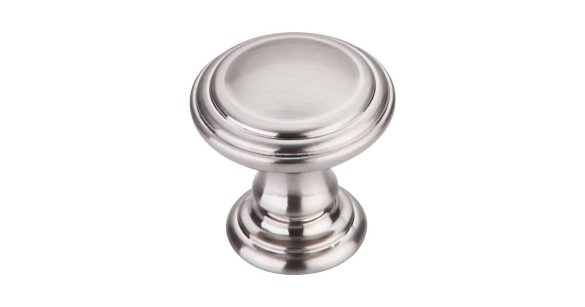 Top Knobs TK320BSN-10PACK Reeded 1-1/4 Inch Mushroom Cabinet Knob from ...