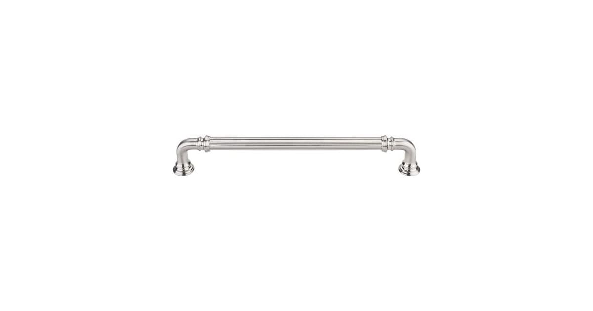 Top Knobs TK324BSN-10PACK Reeded 7 Inch Center to Center Handle Cabinet ...