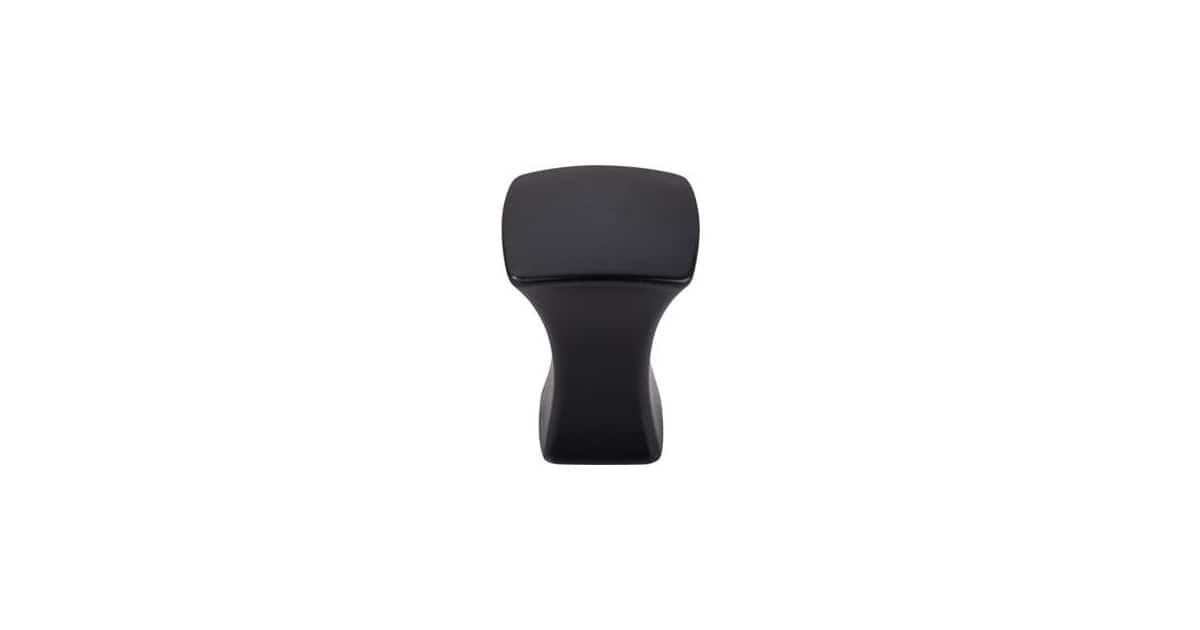 Top Knobs TK550BLK-10PACK Glacier 3/4 Inch Square Cabinet Knob from the ...