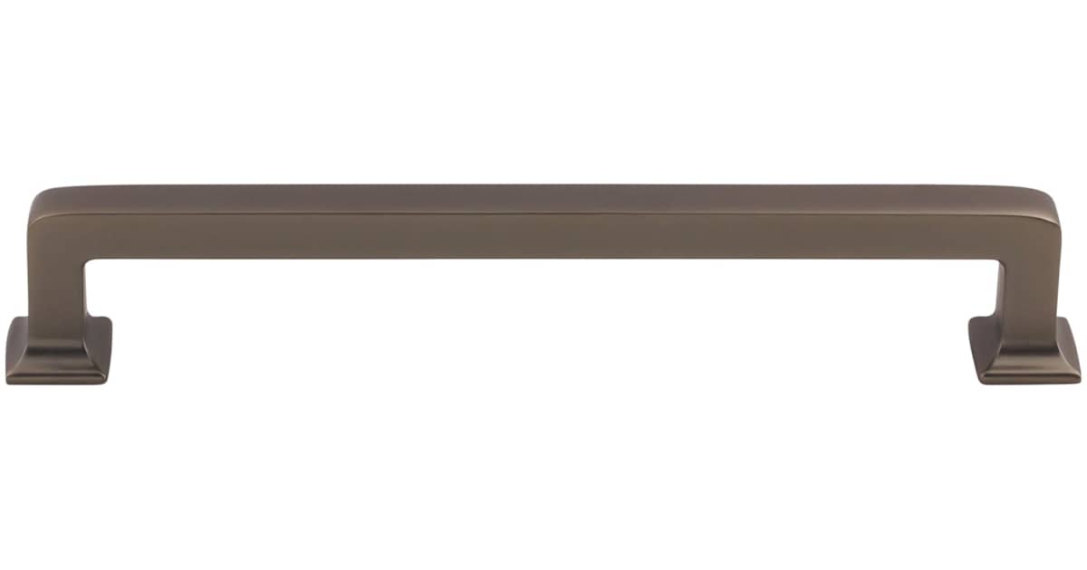 Top Knobs TK705AG Ascendra 6-5/16 Inch Center to Center Handle Cabinet Pull from the Transcend ...