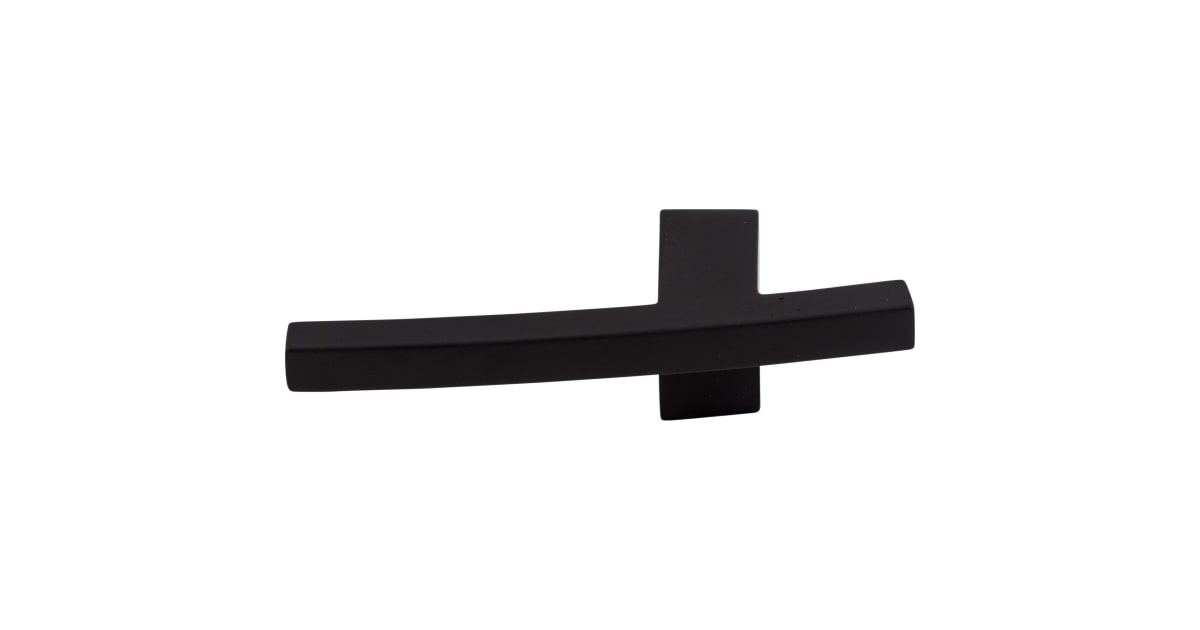 Top Knobs TK85BLK Slanted 3 Inch Long Finger Cabinet Pull from the ...