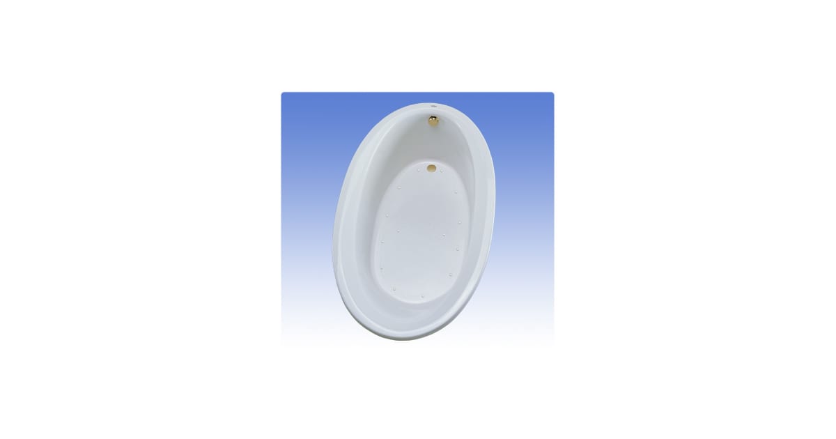 TOTO ABA914R01YC01 Dorian 6 Foot Drop In Jetted Tub with Left Hand ...