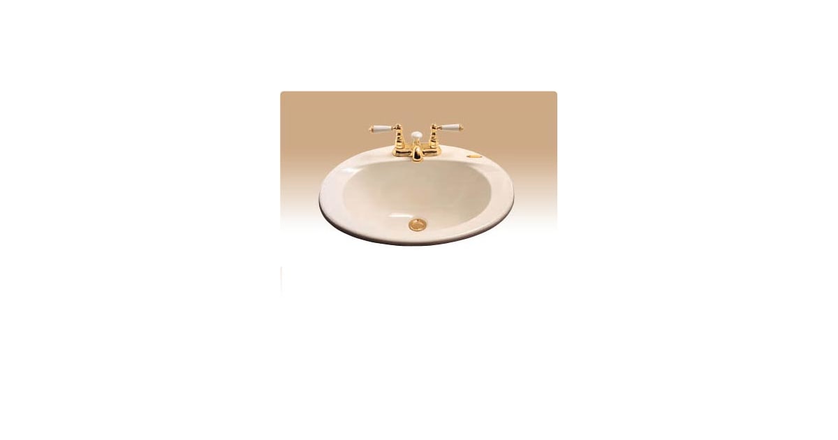 TOTO Supreme 20" Drop In Bathroom Sink with 3 Faucet Holes Drilled and ...
