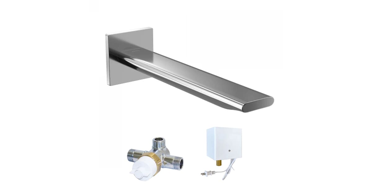 TOTO T23L51AT#CP Libella Touchless Wall-Mount Faucet with Thermostatic ...