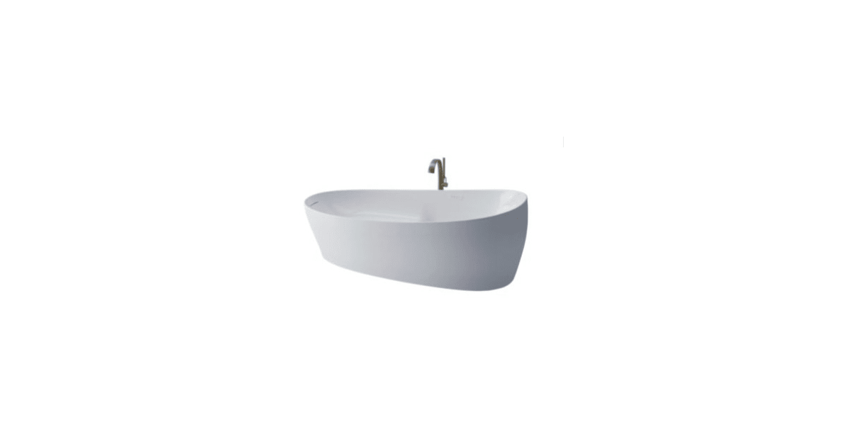 TOTO PJYD2200PWEU#GW 87" Free Standing Marble Air/Whirlpool Flotation ...