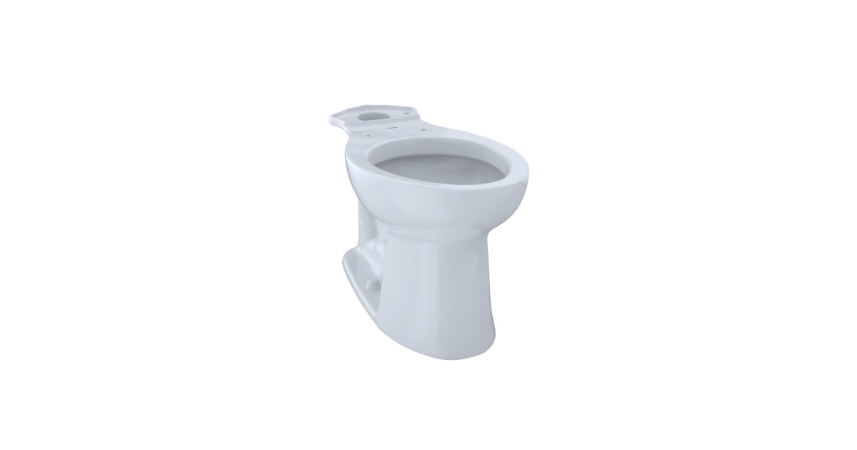TOTO C244EF#01 Entrada 1.28 GPF Elongated Toilet Bowl Only - Less Seat ...