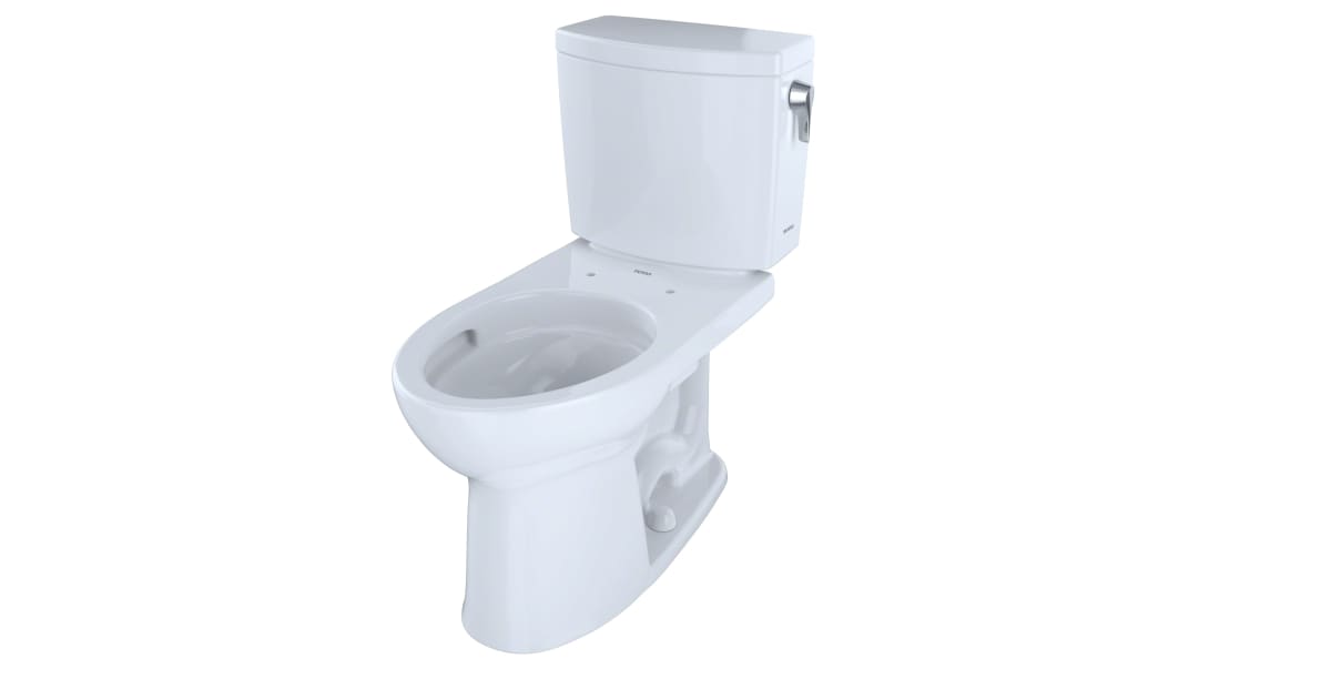 TOTO CST454CUFRG#01 Drake II Two Piece Elongated 1 GPF CeFiONtect ...