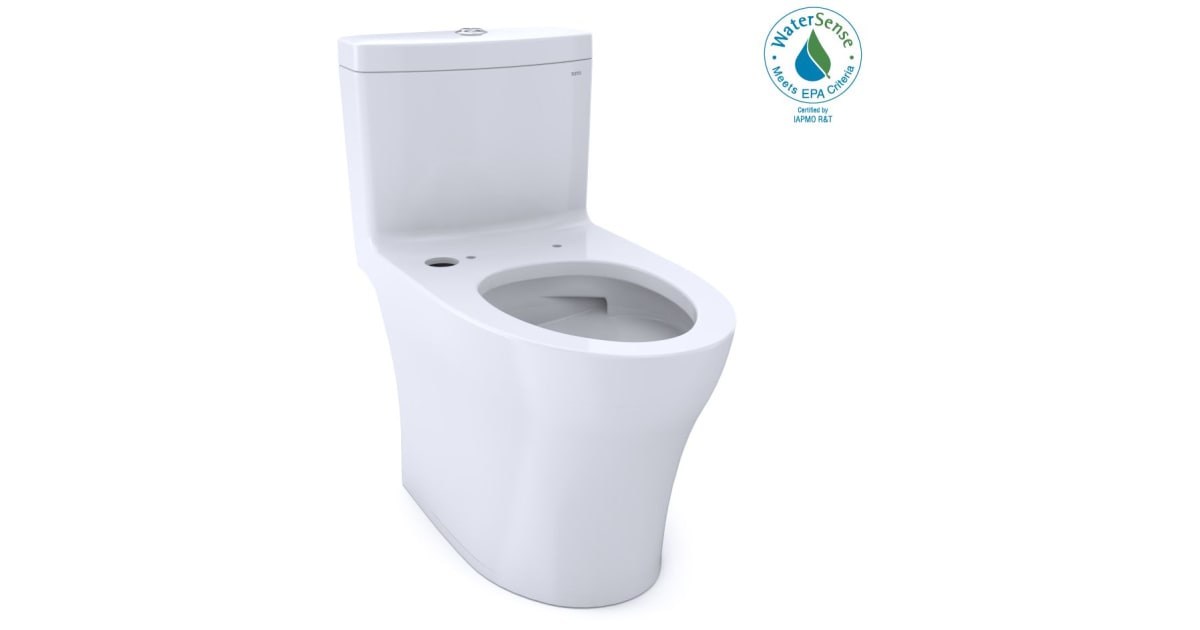 TOTO CST646CEMFGNAT40#01 Aquia IV 0.9 / 1.28 GPF Dual Flush One Piece ...