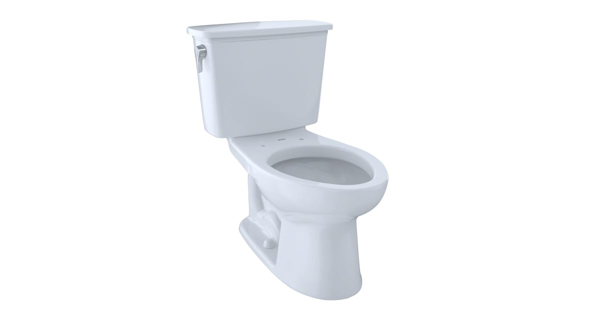 TOTO CST744EFN.10#01 Eco Drake 1.28 GPF Two Piece Elongated Toilet ...