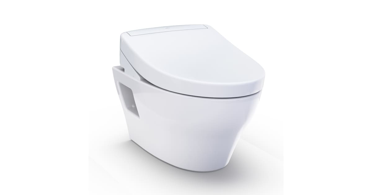 TOTO CWT4283446CMFG#MS Washlet+ EP Wall-hung Elongated Toilet And ...
