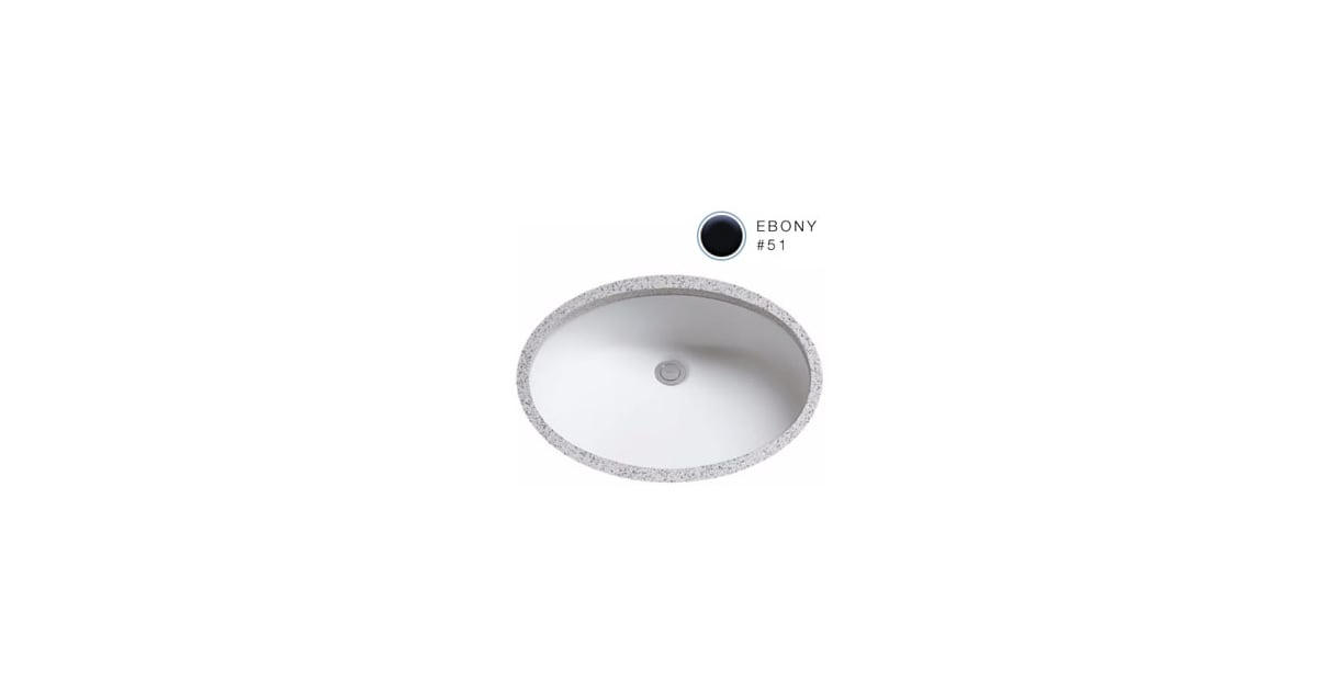 TOTO LT579#51 Rendezvous 17" Undermount Bathroom Sink with Overflow ...