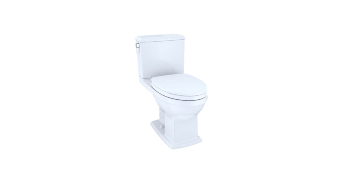 TOTO MS494124CEMFG#01 Connelly Two-Piece Toilet 1.28 GPF & 0.9 GPF ...