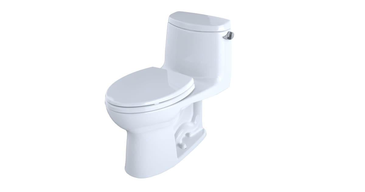 TOTO MS604114CEFRG#01 Ultramax II One Piece Elongated 1.28 GPF Toilet ...