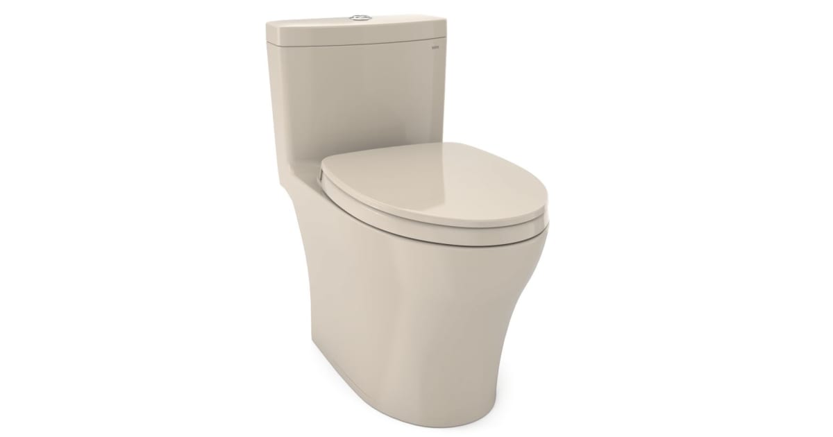 TOTO MS646124CUMFG#03 Aquia IV 1.0 / 0.8 GPF Dual Flush One-Piece ...